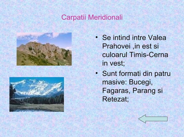 Muntii Carpati | PPT