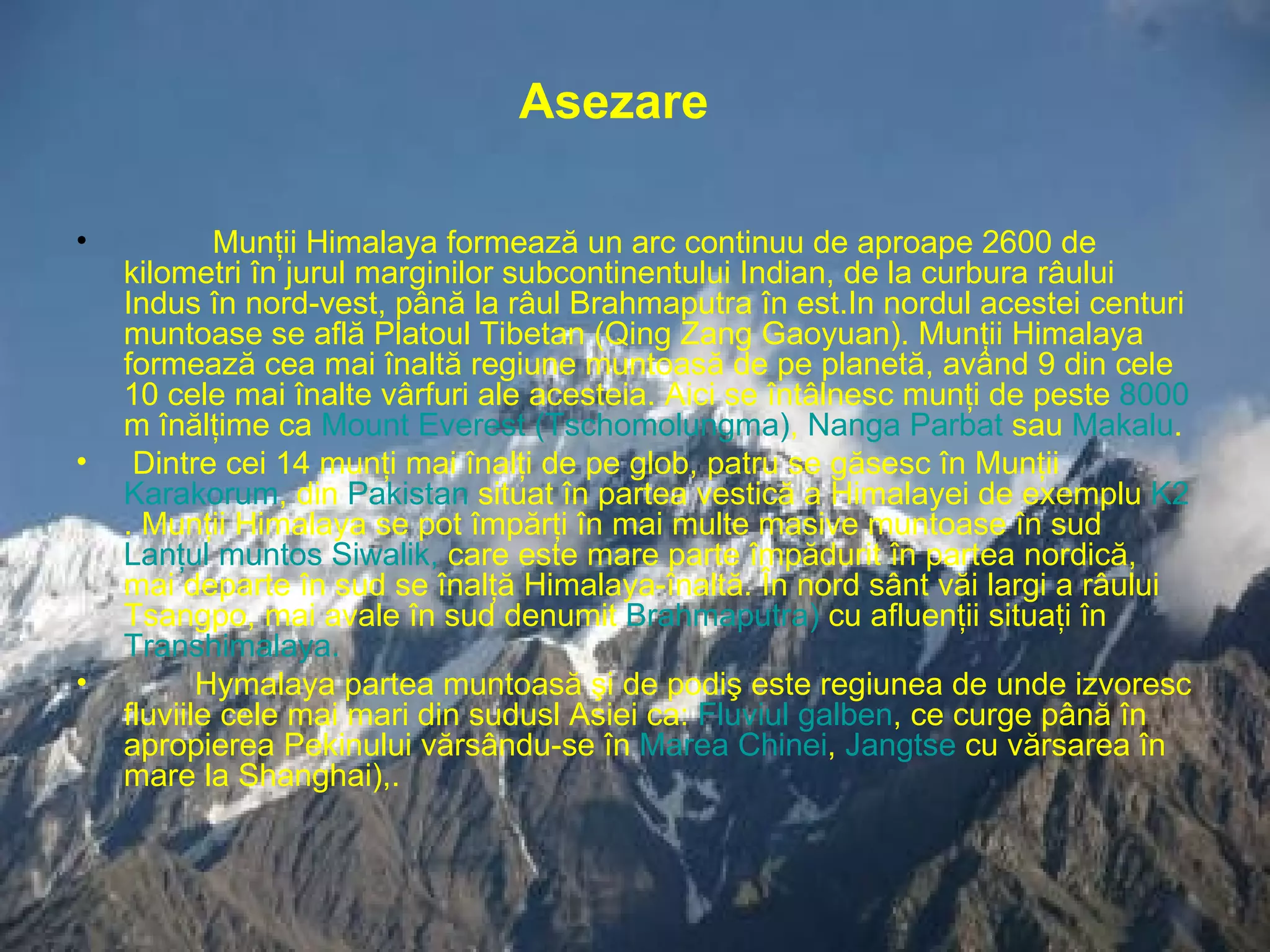 Muntii Himalaya | PPT