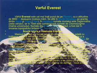 Muntii Himalaya | PPT