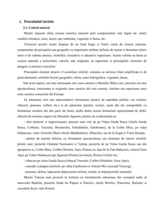 Muntii apuseni | DOCX
