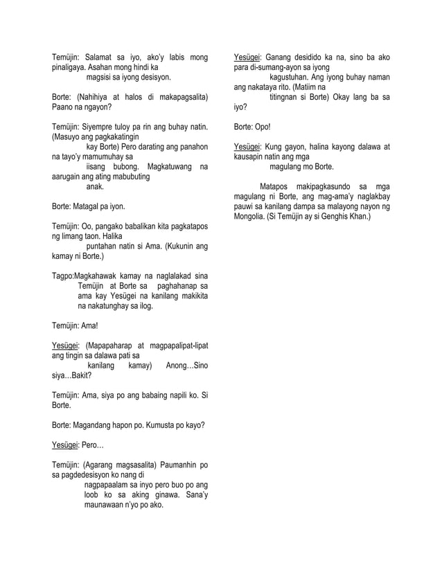 Munting pagsinta | DOCX