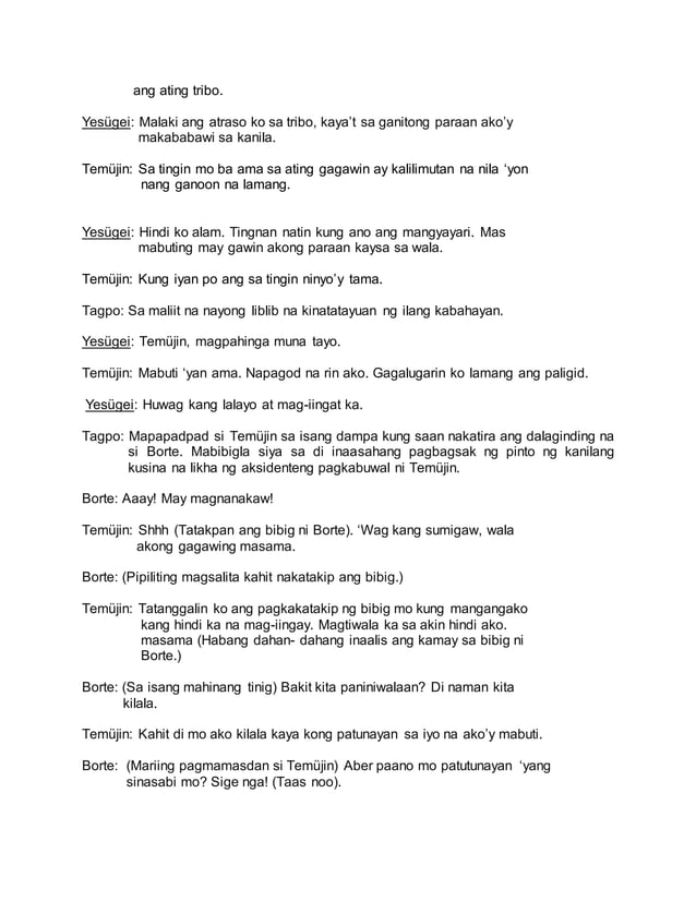 Munting Pagsinta | DOCX