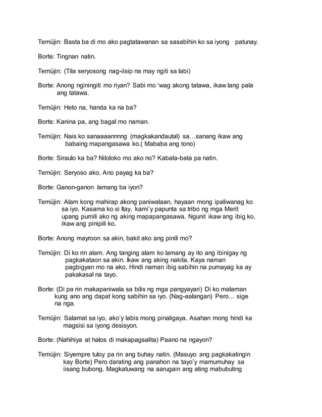 Munting Pagsinta | DOCX