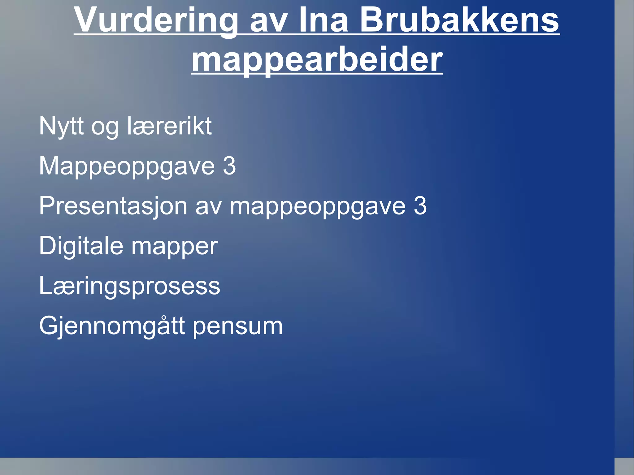 Muntlig eksamen | PPT