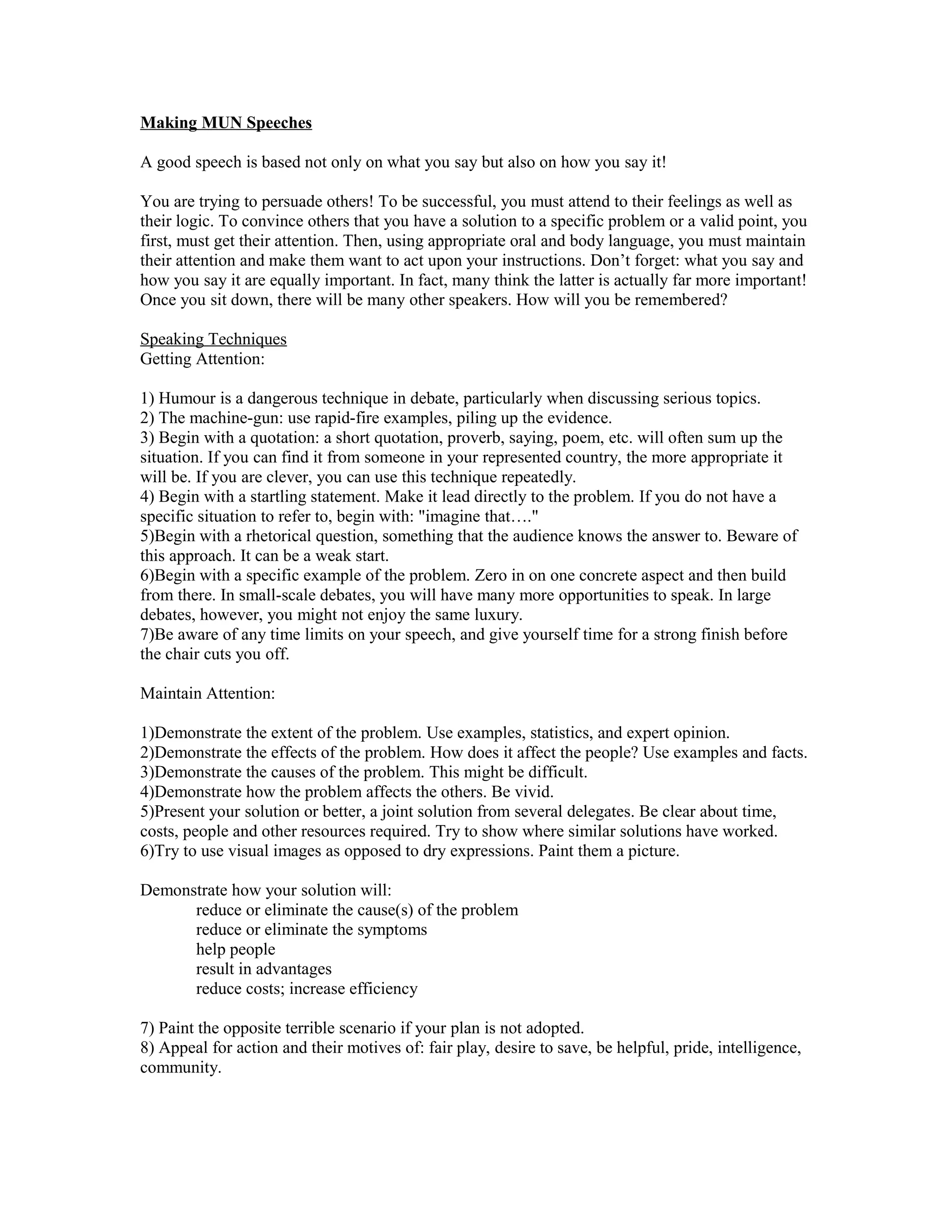 MUN TRAINING | DOC