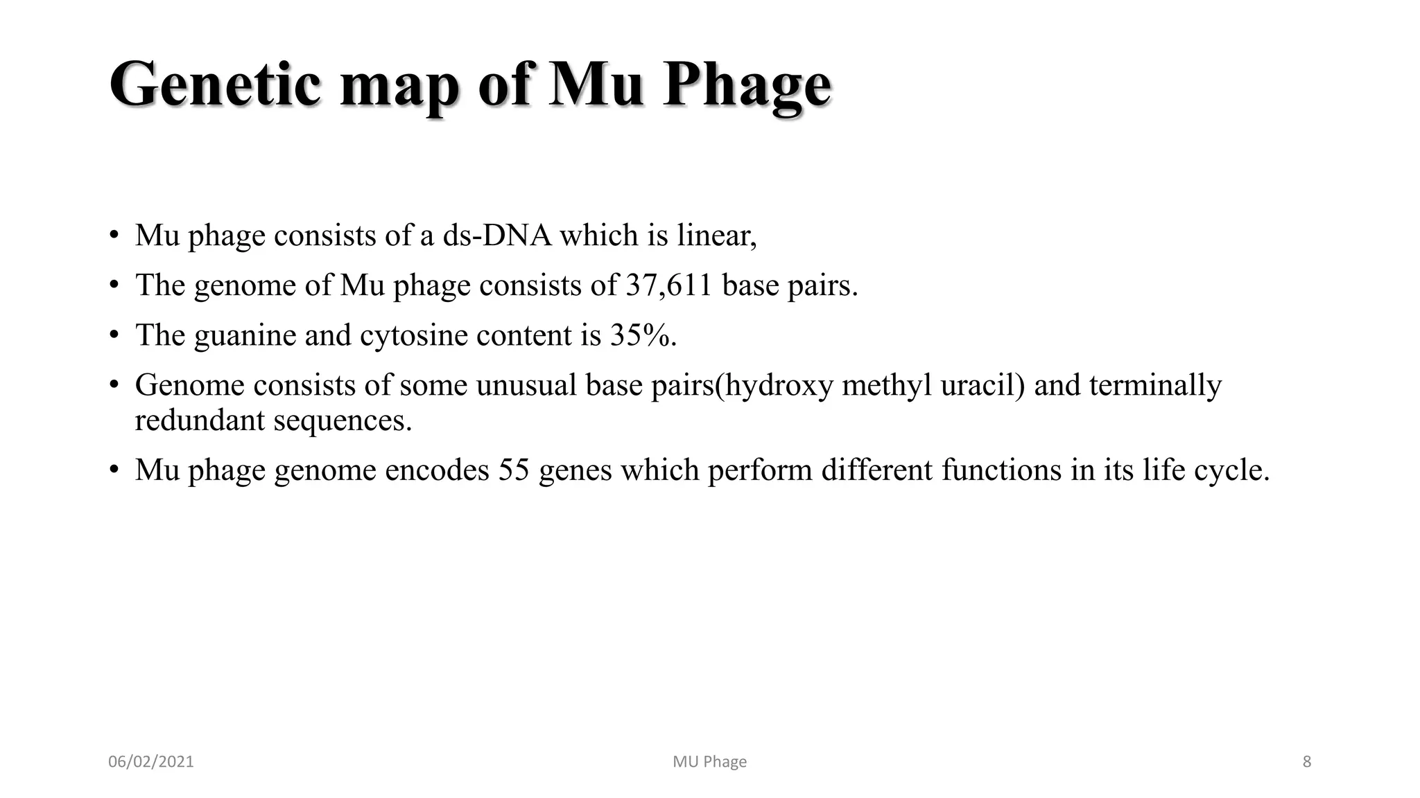 Mu phage | PPTX