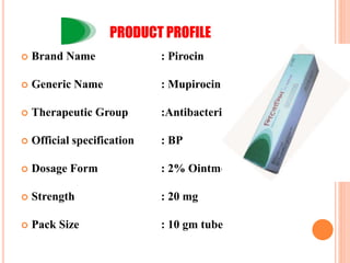 Mupirocin | PPTX