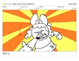 Muppet Babies Storyboard Test | PDF