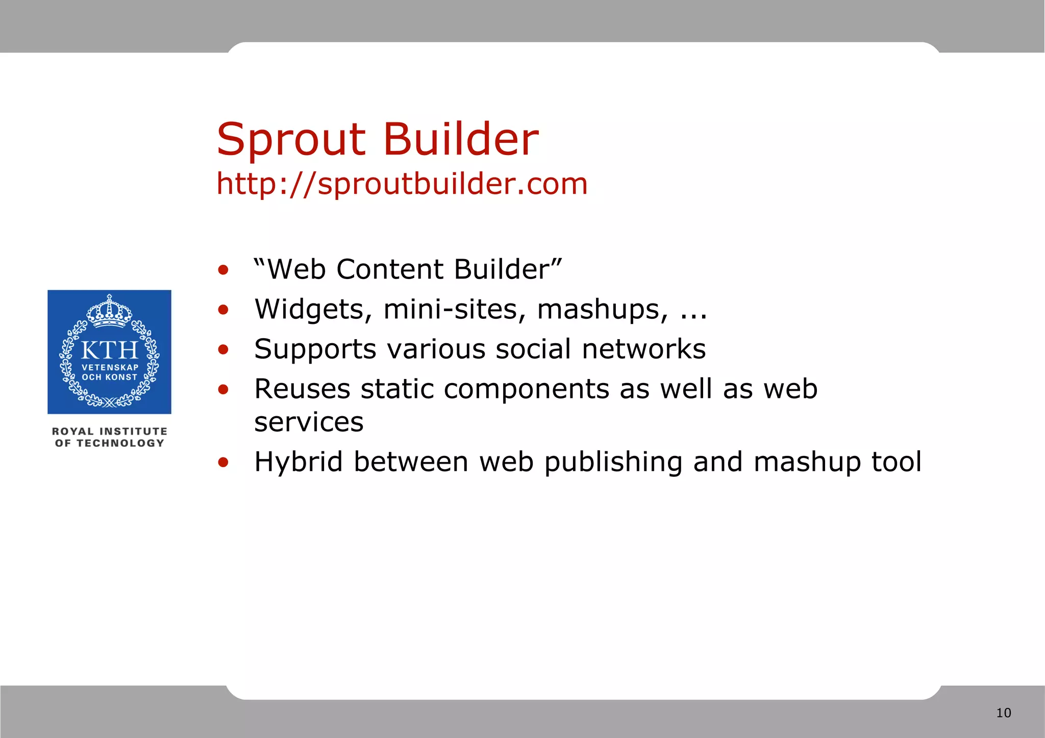 Mash-Up Personal Learning Environments (MUPPLE) | PDF