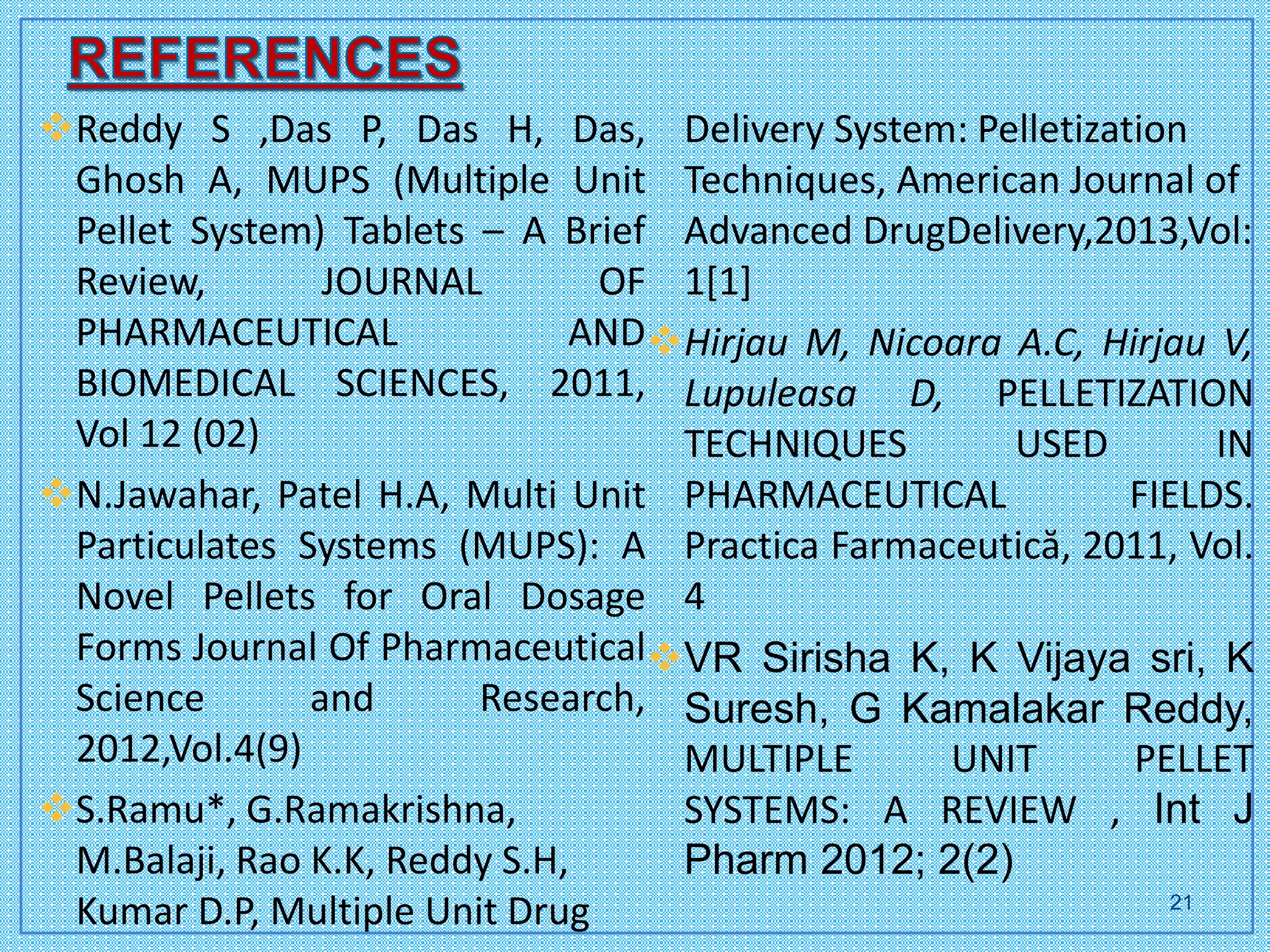 (Mups) novel pellets for oral dosage forms | PPTX