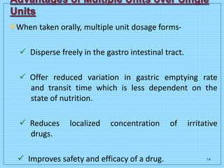 (Mups) novel pellets for oral dosage forms | PPTX