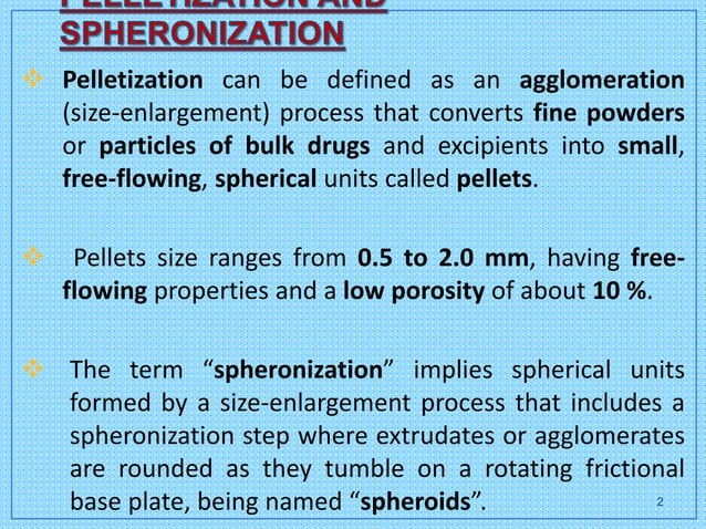 (Mups) novel pellets for oral dosage forms | PPTX | Digestive Disorders ...