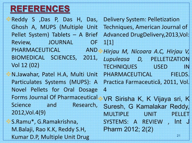 (Mups) novel pellets for oral dosage forms | PPTX | Digestive Disorders ...