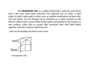 Muqarnas - Mathematics in Islamic Architecture | PPTX