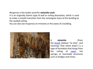 Muqarnas - Mathematics in Islamic Architecture | PPTX