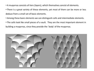 Muqarnas - Mathematics in Islamic Architecture | PPTX