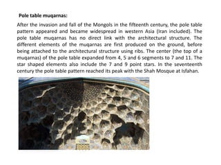 Muqarnas - Mathematics in Islamic Architecture | PPTX