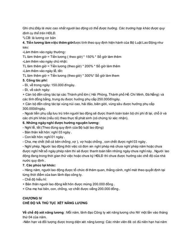 Mẫu quy chế lương thưởng của công ty | DOCX