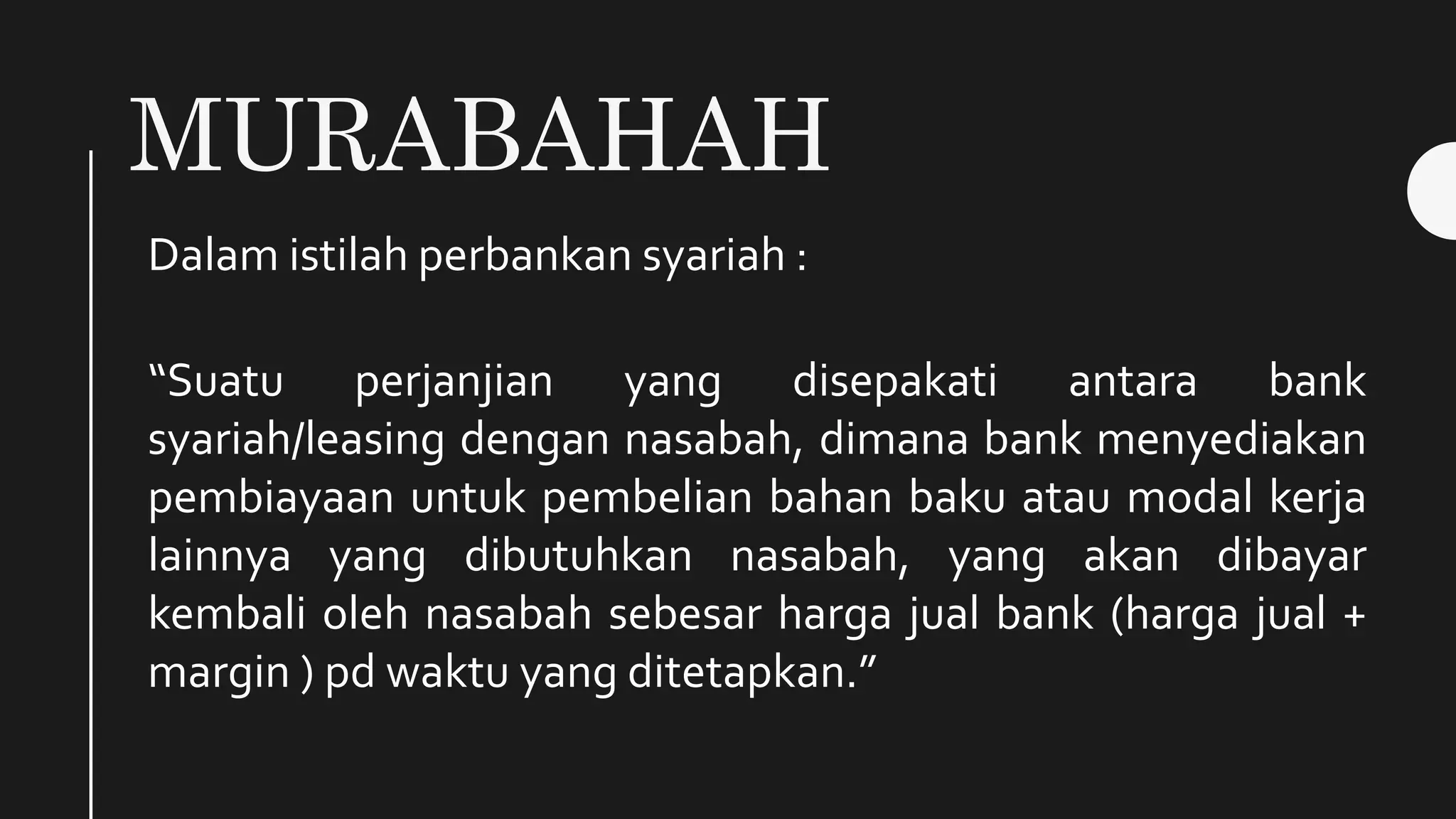 Konsep Pembiayaan Murabahah | PPTX