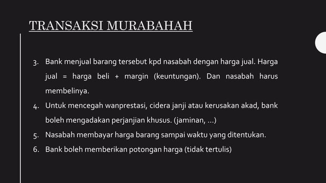 Konsep Pembiayaan Murabahah | PPTX