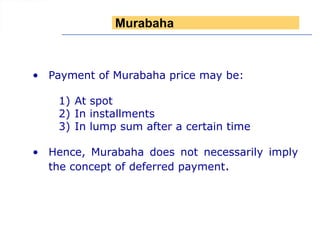 Murabaha INTRODUCTION | PPTX
