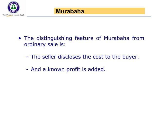 Murabaha mbl | PPT