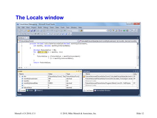 C# Tutorial MSM_Murach chapter-11-slides | PPT