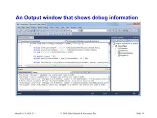 C# Tutorial MSM_Murach chapter-11-slides | PPT