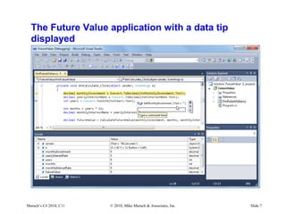 C# Tutorial MSM_Murach chapter-11-slides | PPT