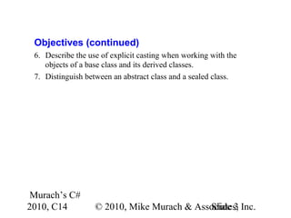 C# Tutorial MSM_Murach chapter-14-slides | PPT
