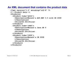 C# Tutorial MSM_Murach chapter-22-slides | PPT