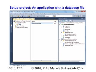 C# Tutorial MSM_Murach chapter-25-slides | PPT