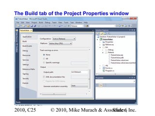 C# Tutorial MSM_Murach chapter-25-slides | PPT