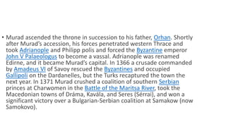 Murad and kososvo | PPTX