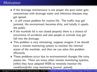Internet of Things for Underground Drainage and manhole Monitoring ...