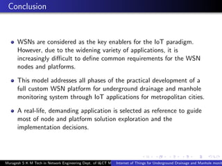 Internet of Things for Underground Drainage and manhole Monitoring ...