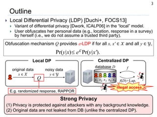 Utility-Optimized Local Differential Privacy Mechanisms for Distribution Estimation | PPT