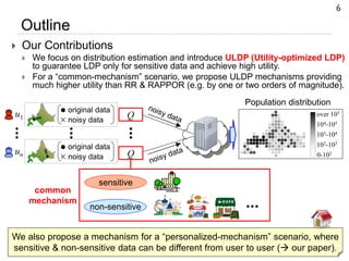 Utility-Optimized Local Differential Privacy Mechanisms for Distribution Estimation | PPT