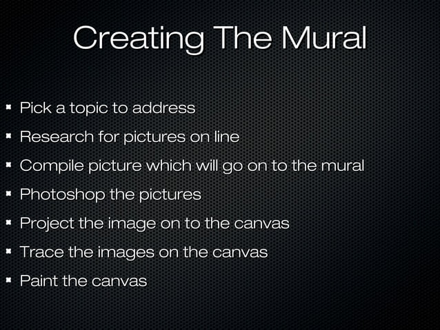 Proposal Mural power point | PPT