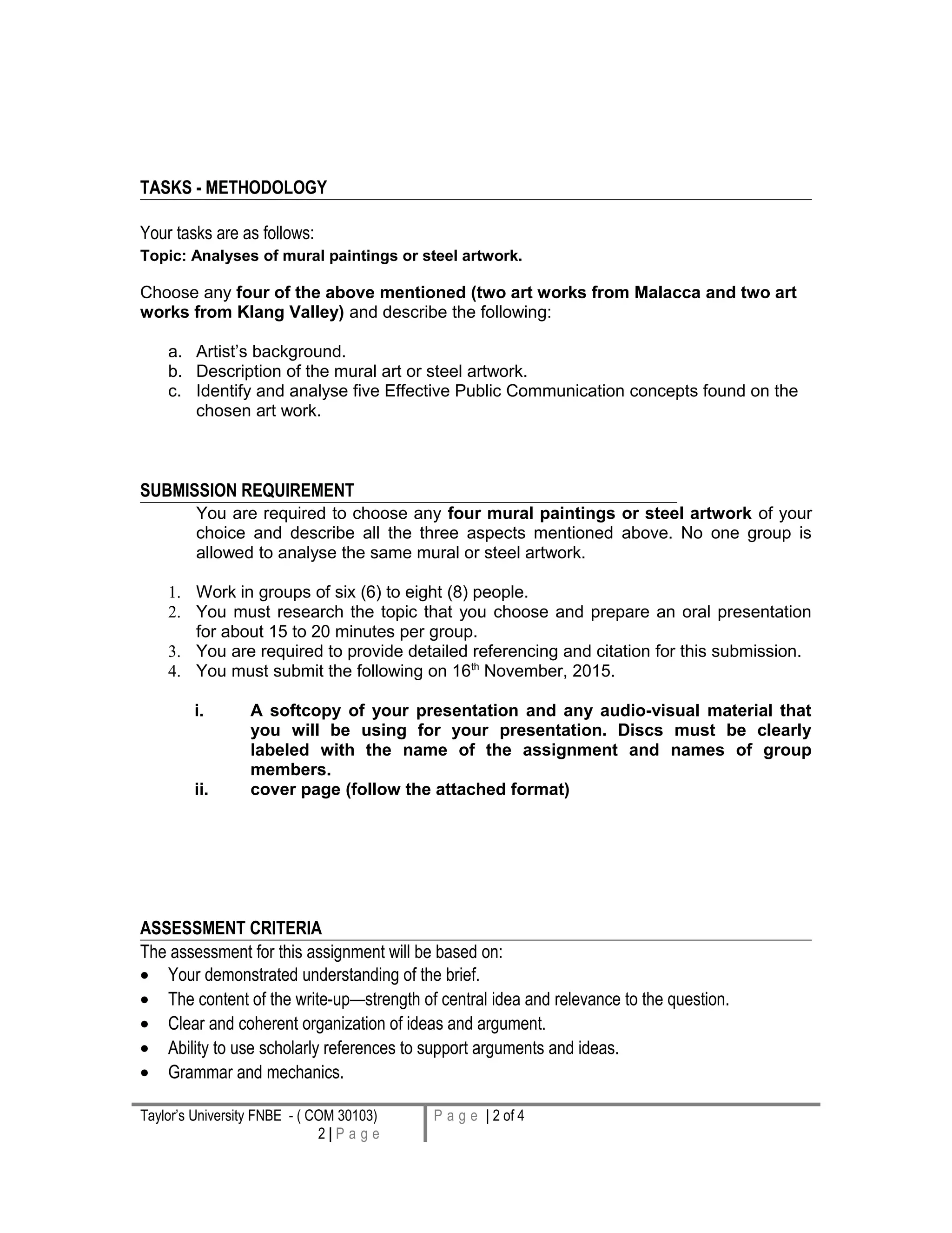 EPC Project 2 -Mural art | DOC