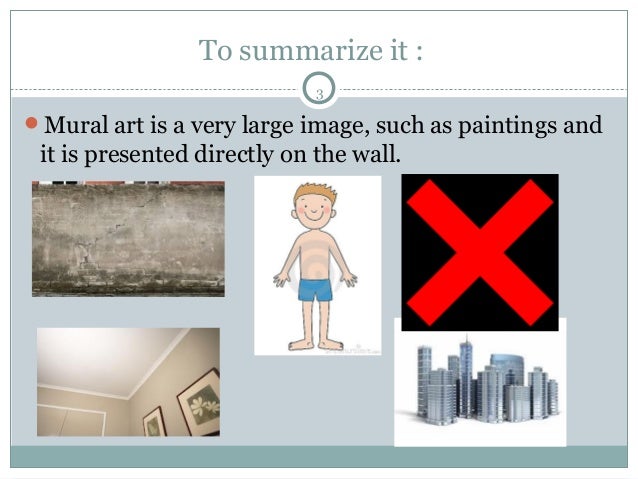 MURAL ART PRESENTATION REPORT