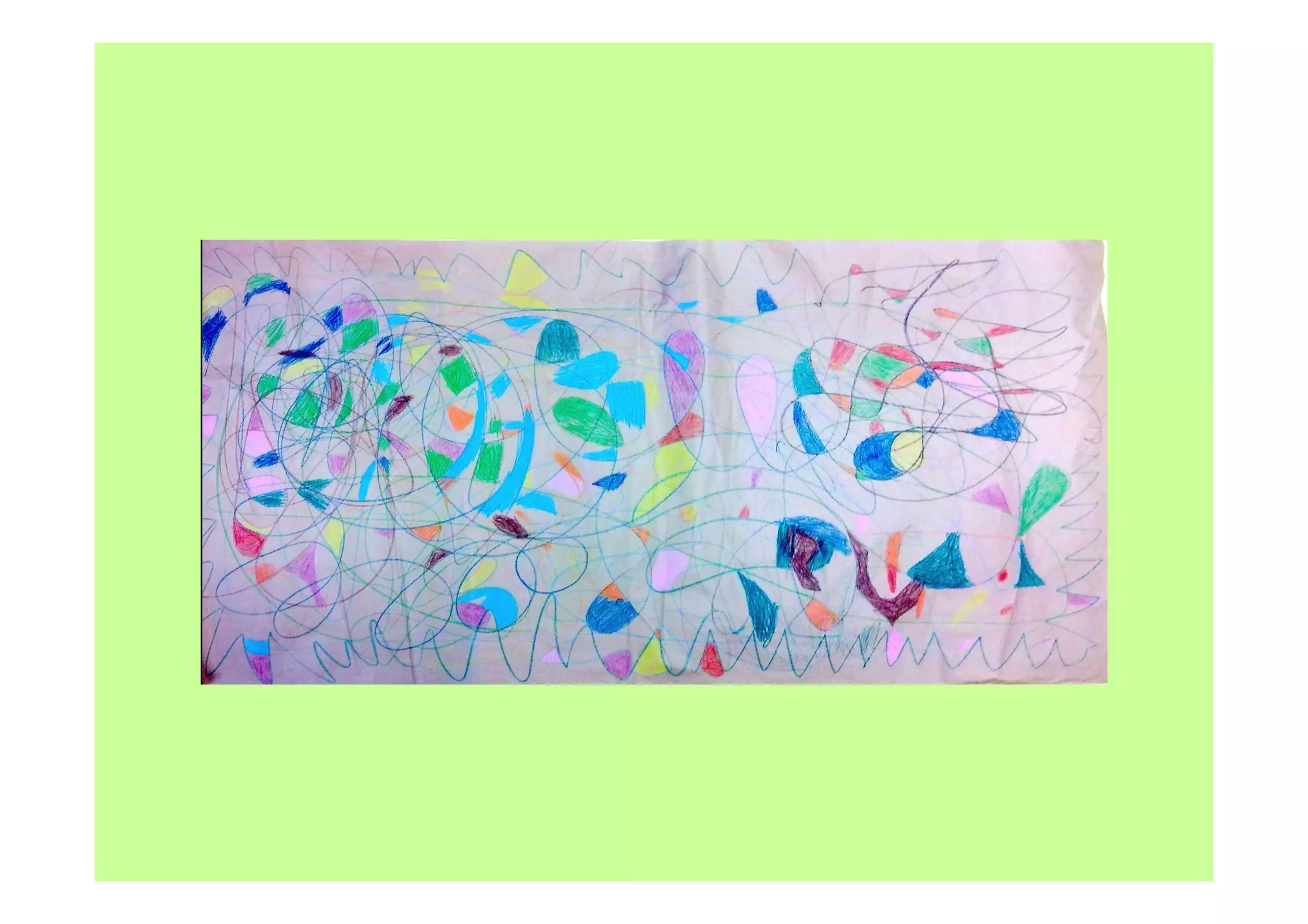 Mural linea, forma y estructura. Análisis de una obra artística. 3ºESO ...