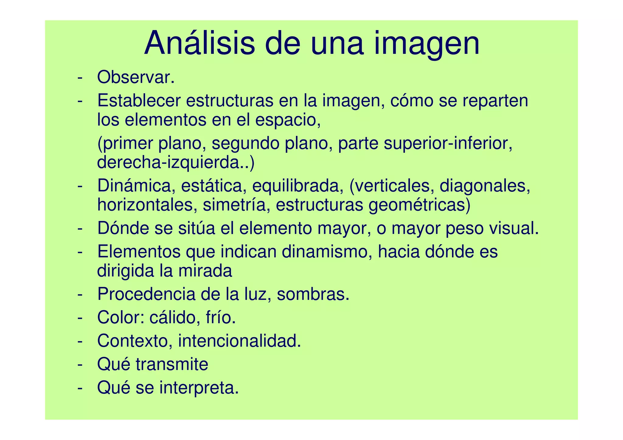 Mural linea, forma y estructura. Análisis de una obra artística. 3ºESO ...