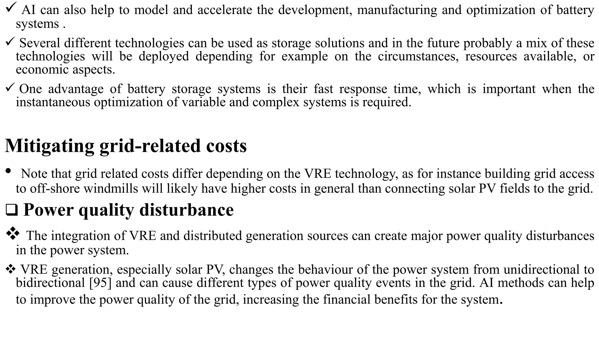 ARTIFICIAL INTELLIGENCE TO SUPPORT THE INTEGRATION OF VARIABLE ...