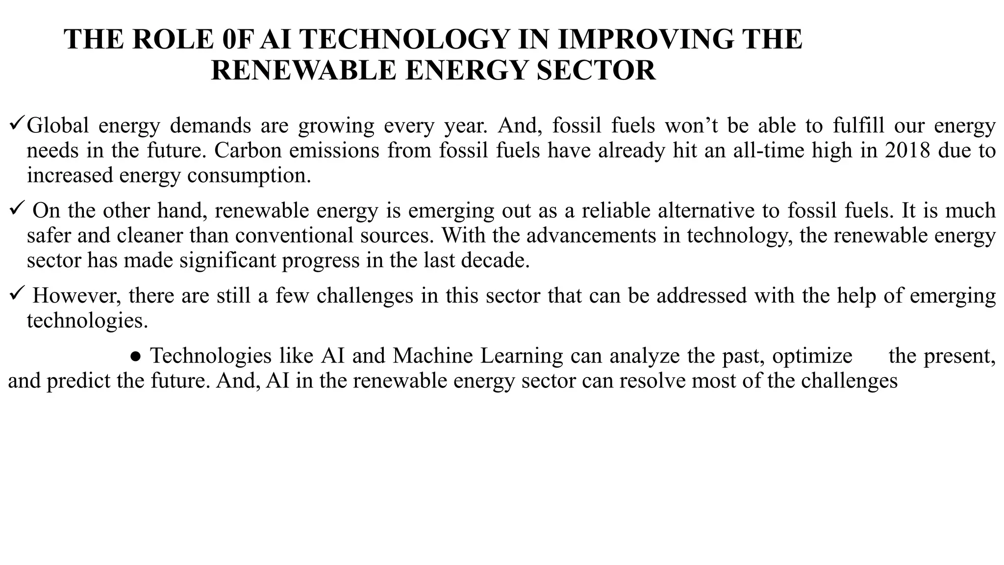 ARTIFICIAL INTELLIGENCE TO SUPPORT THE INTEGRATION OF VARIABLE ...