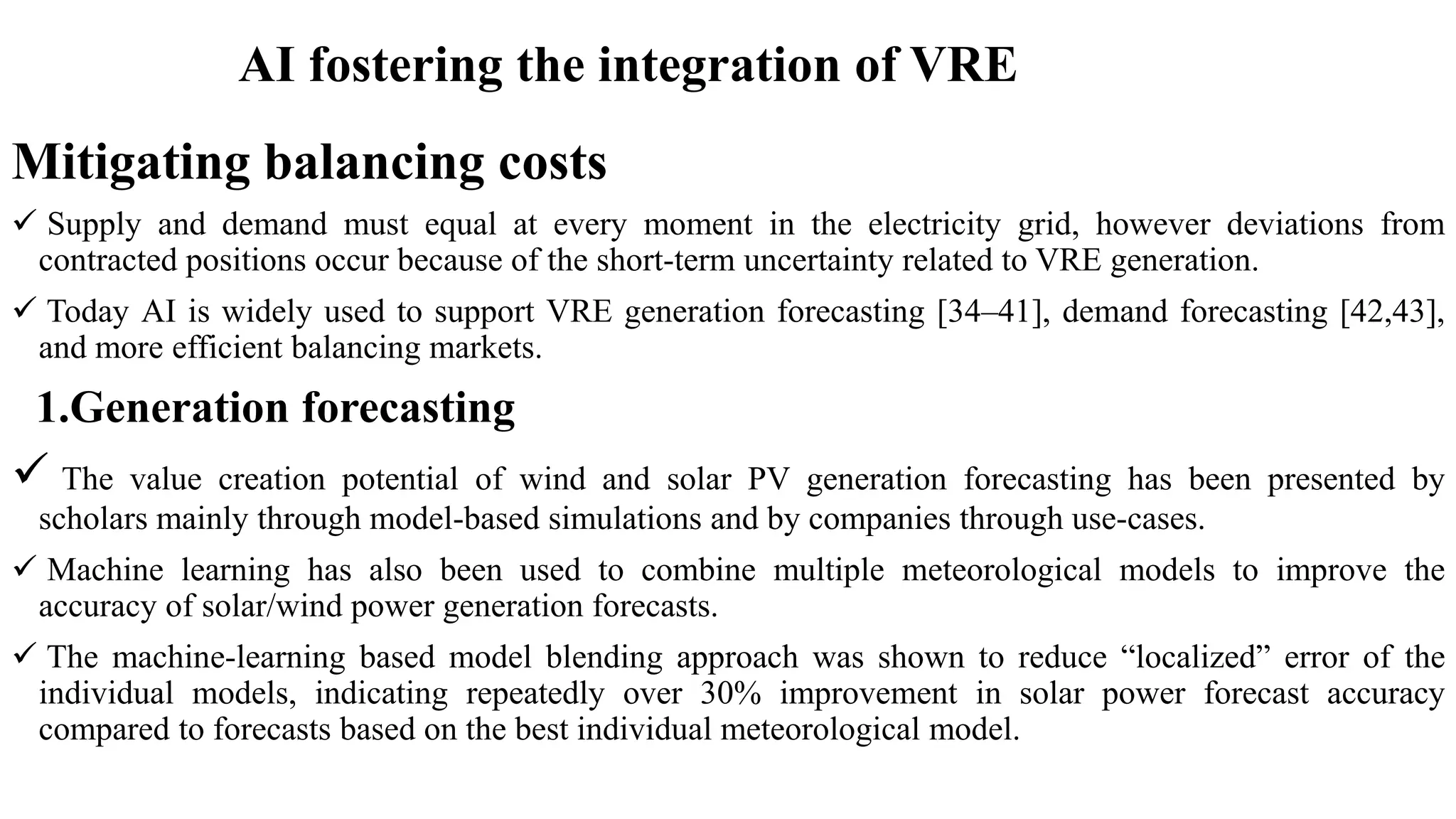 ARTIFICIAL INTELLIGENCE TO SUPPORT THE INTEGRATION OF VARIABLE ...