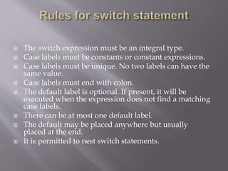 C Programming - Decision making, Looping | PPT