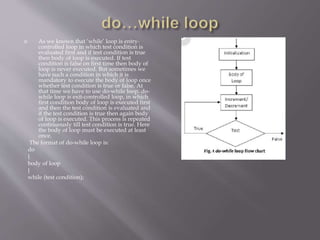 C Programming - Decision making, Looping | PPT