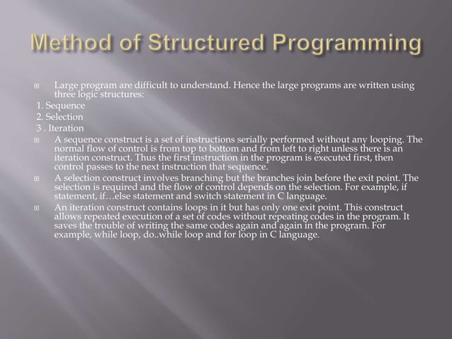 C Programming - Decision making, Looping | PPT