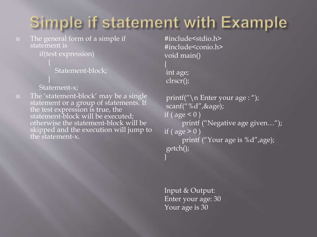 C Programming Decision Making Looping Ppt